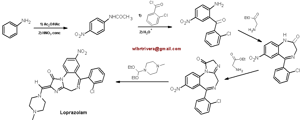 Benzodiazepine synthesis
