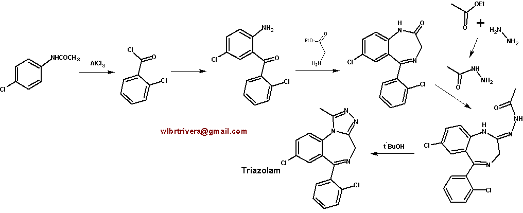 Benzodiazepine synthesis